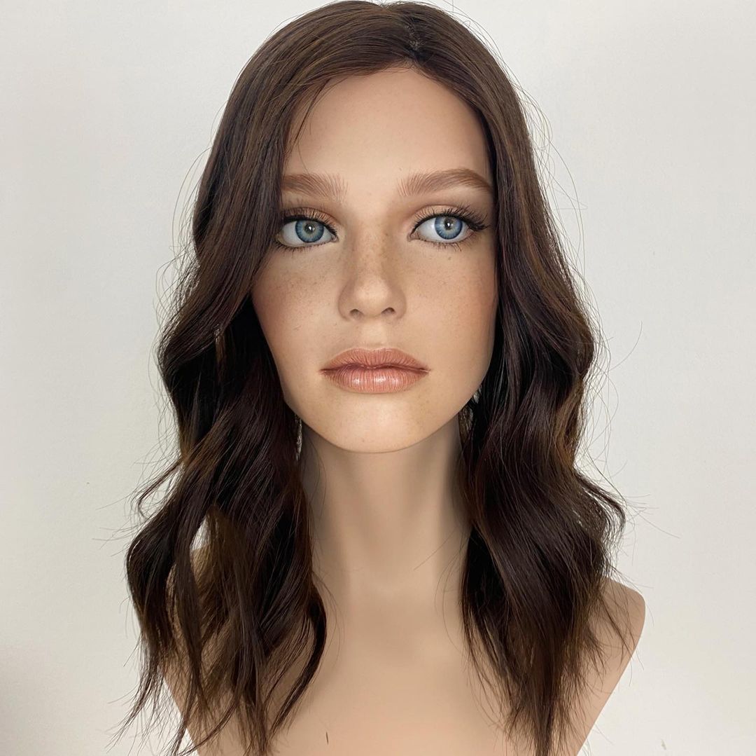 Lanihair Natural Wavy Real Human Hair Toppers for Women