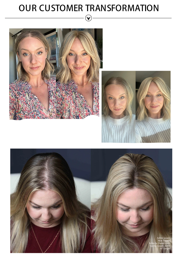 【Wavy】Natural Wavy Topper: Human Hair, More Convenient for Daily Wear