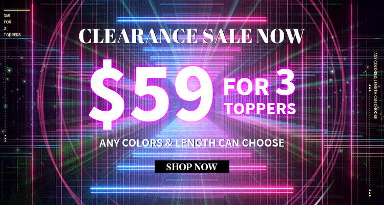 10 Inches Granny White Natural Curly Hair Topper