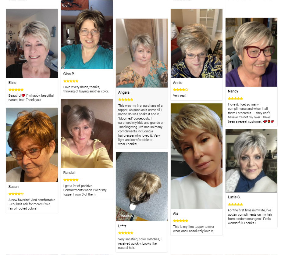 【SALE】Wiglets For Short Human Hair Toppers